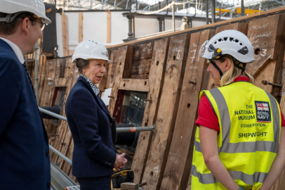 HRH The Princess Royal Pays a Royal Visit to Portsmouth’s HMS Victory ...